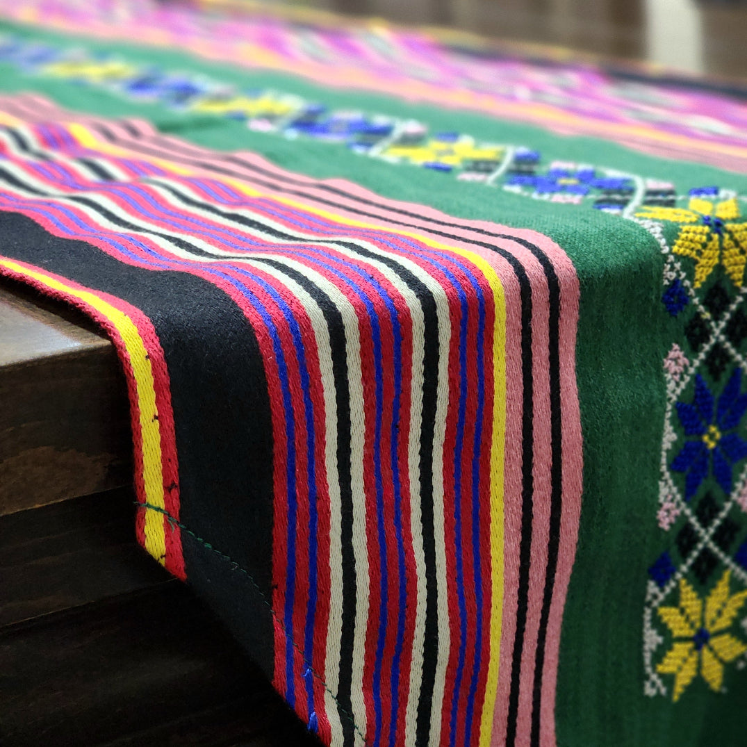 Palestinian Tatreez Elegant Table Runner | Syrian Majdalawi Fabric