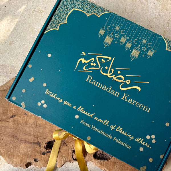 Curated Ramadan Gift Box from Palestine with Chocolate Medjool Dates a
